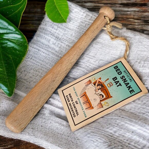 Other | Vintage Bed Snake Bat With Tags Birth Control Bat | Poshmark
